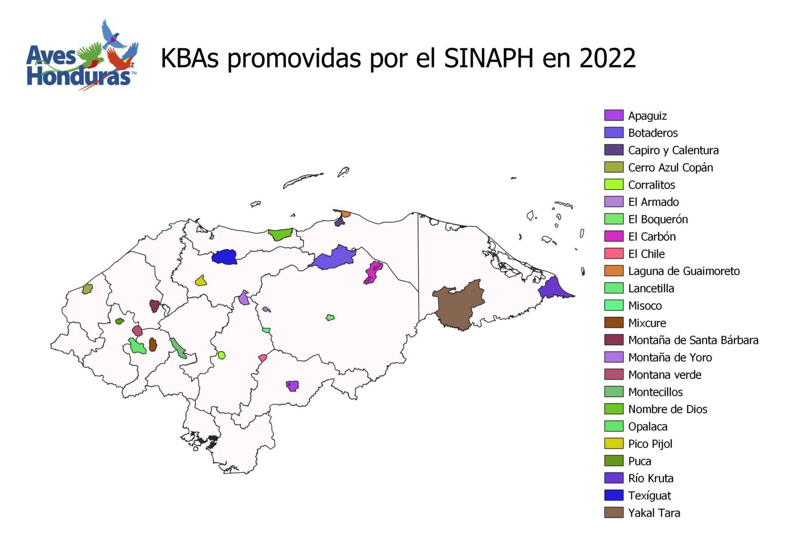 Propuesta para nuevas KBAs en Honduras: Consulta previa al proceso de validación - Aves Honduras